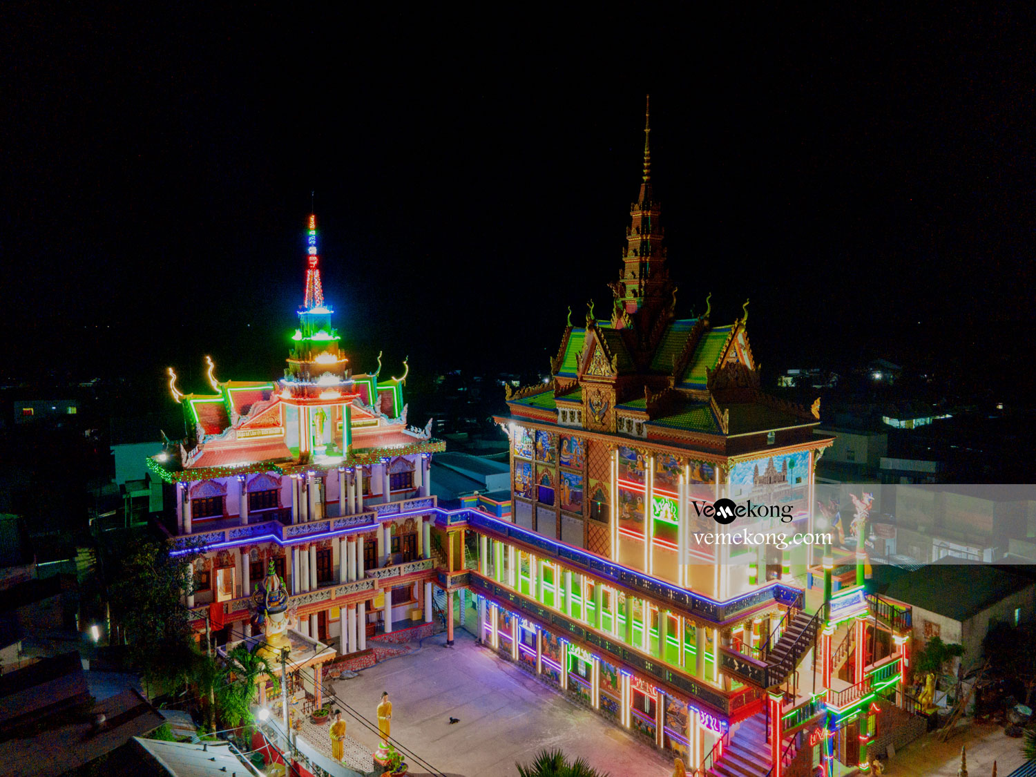 Bo Tum Vong Say Khmer Pagoda – Hau Giang Tourist Attraction