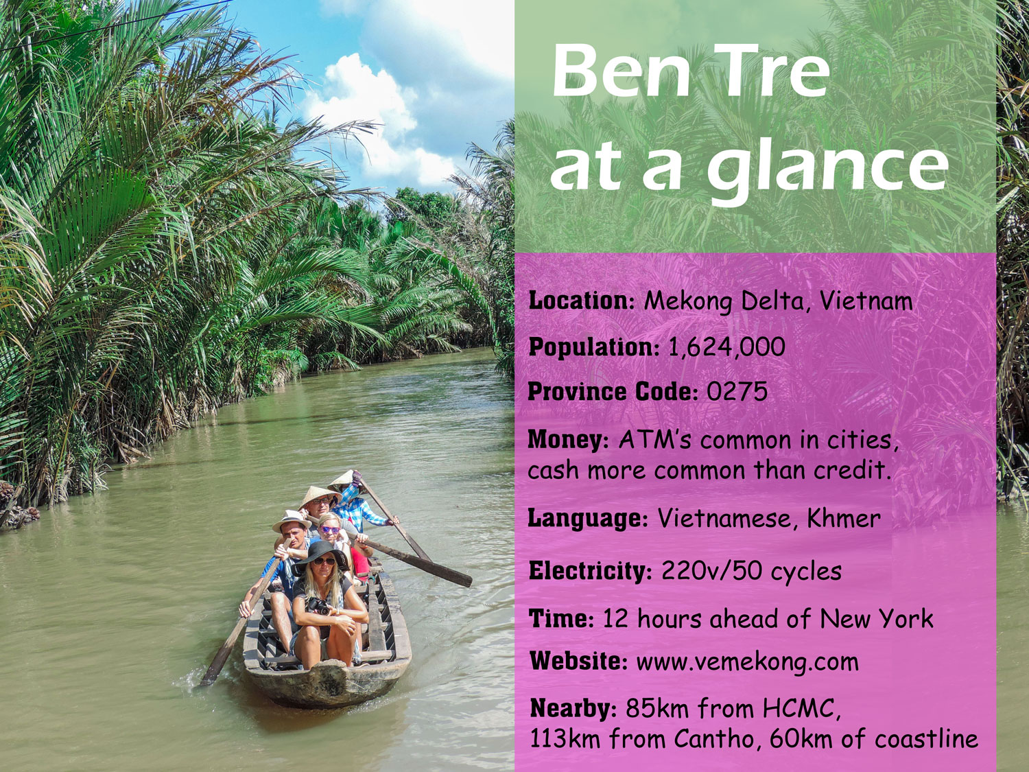 Visit Ben Tre | Official Ben Tre Travel Guide | VeMekong